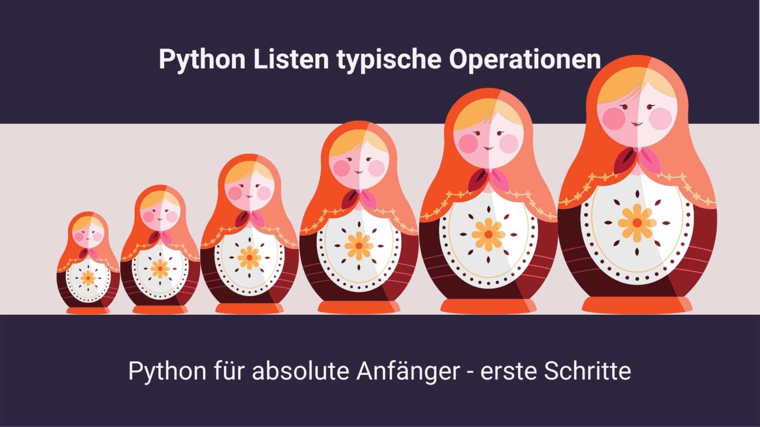 Python Listen - Typische Operationen - Tirsus Online